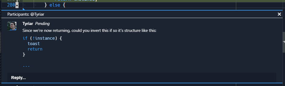 Missing padding after Reply button · Issue #785 · microsoft/vscode-pull-request-github · GitHub