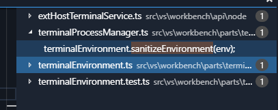 Expanding a node in find references peek view removes focus from the ...
