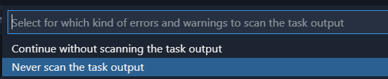 Customexecution Task Never Scan Task Output Doesn T Work · Issue 71217 · Microsoft Vscode · Github