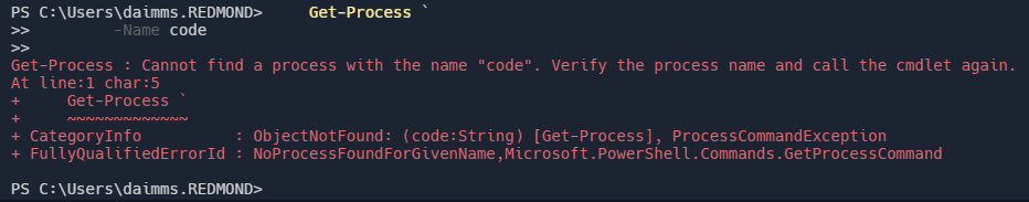 Pasting from editor to integrated terminal fails with line continuation ...
