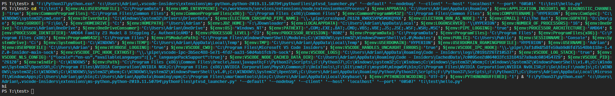 Discussion about debugger sending text · Issue #87779 · microsoft ...