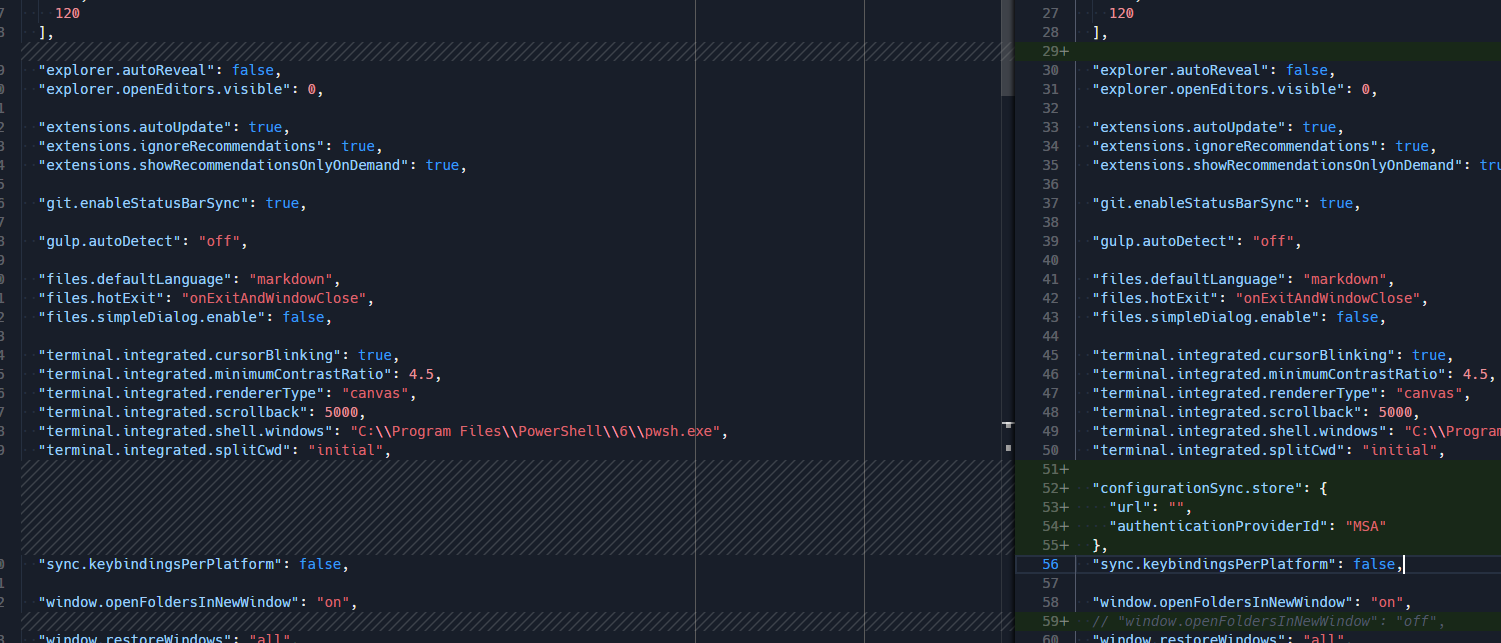 Merge Comments If Possible While Syncing Settings · Issue 89928 · Microsoft Vscode · Github
