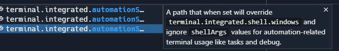 Differentiate between user shell args and automation shell args · Issue #90073 · microsoft ...
