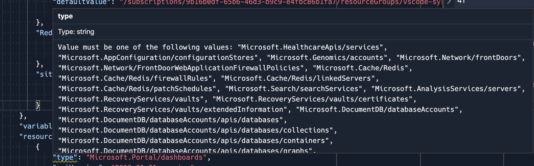 Extension Does Not Accept Dashboard Templates · Issue 487 · Microsoftvscode Azurearmtools · Github