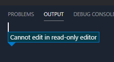 Panel read only indicator doesn't display correctly for first line ...