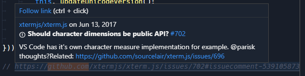 Links to comments should preview the comment text, not the original ...