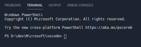 Default terminal powershell doesn't respect folder casing · Issue #92406 · microsoft/vscode · GitHub