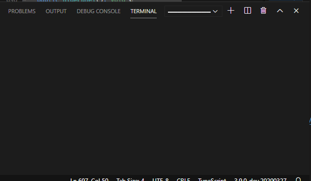 Terminal can be visible when no terminal is present · Issue #94577 ...
