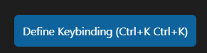 Define keybinding button should match blue button style used elsewhere · Issue #95268 ...