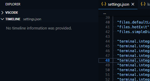 Settings sync should contribute its own timeline view · Issue #95874 ...