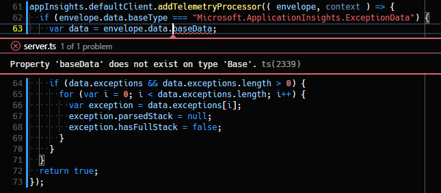 Type definition file does not know about baseData · Issue #632 · microsoft/ApplicationInsights ...