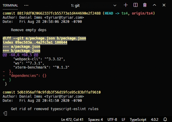 New terminal rows added don't hide links · Issue #106148 · microsoft ...