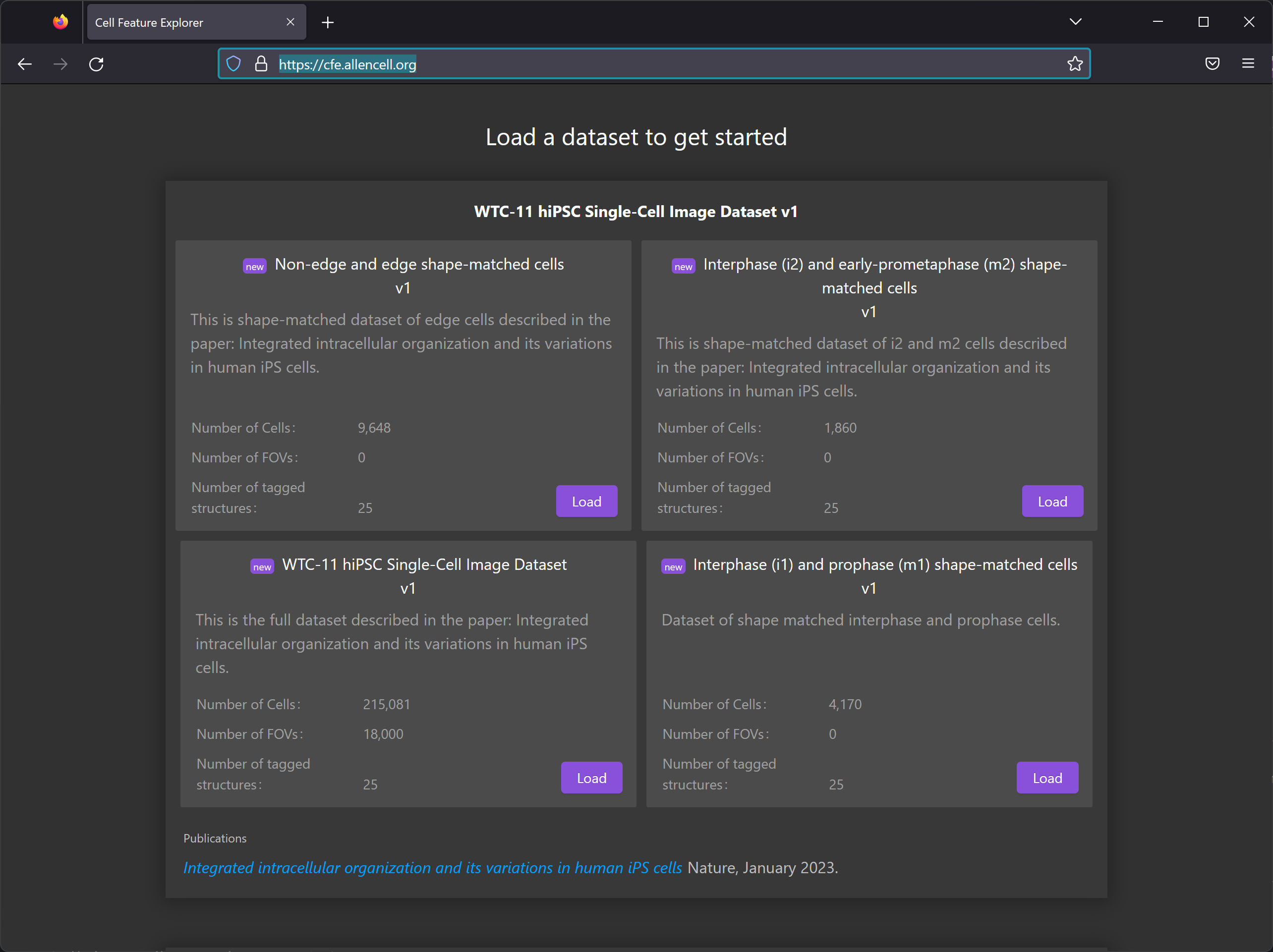 megaset card alignment styling · Issue #126 · allen-cell-animated/cell ...