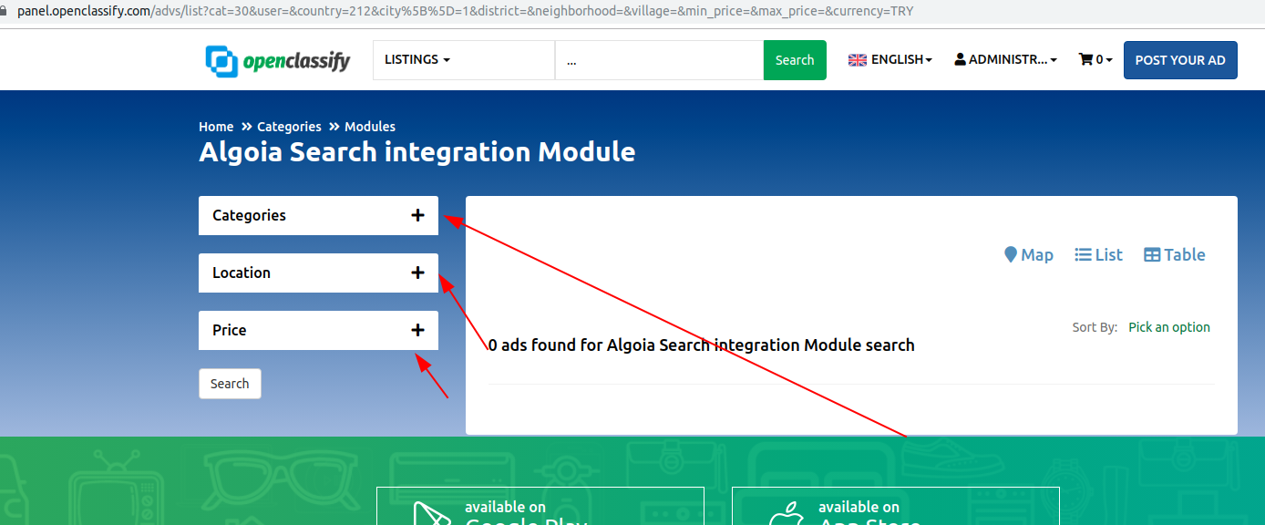 Listing - Filter boxes always closing itselft · Issue #73 · openclassify/openclassify · GitHub
