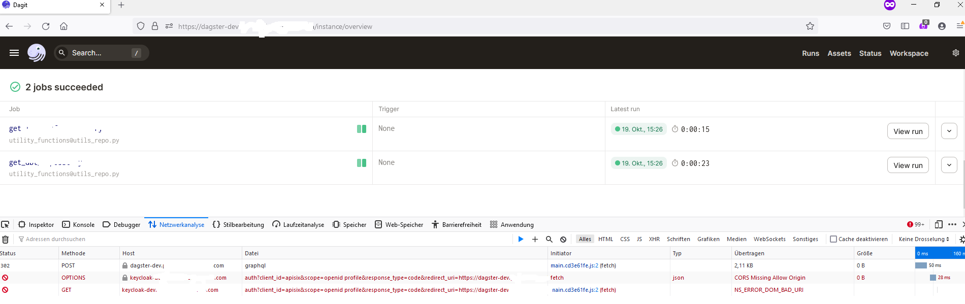 help request: Webpage content gets only partially loaded after keycloak redirect. · Issue #8125 ...