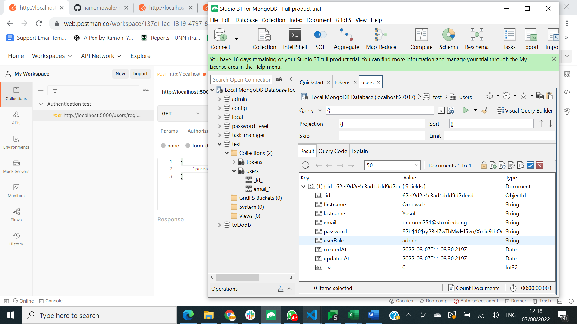 GitHub - iamomowale/authenticationSystem