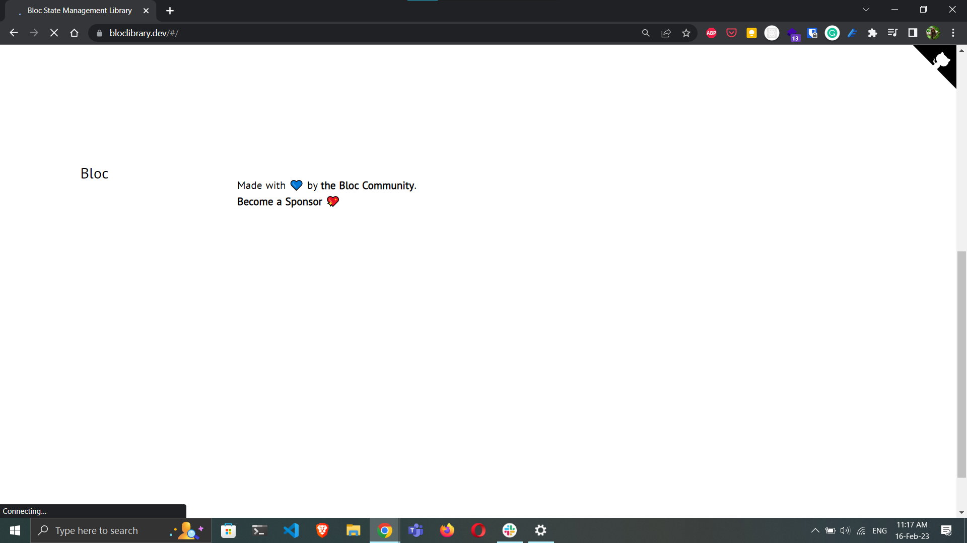 fix: website is not working properly on windows machine · Issue #3737 · felangel/bloc · GitHub