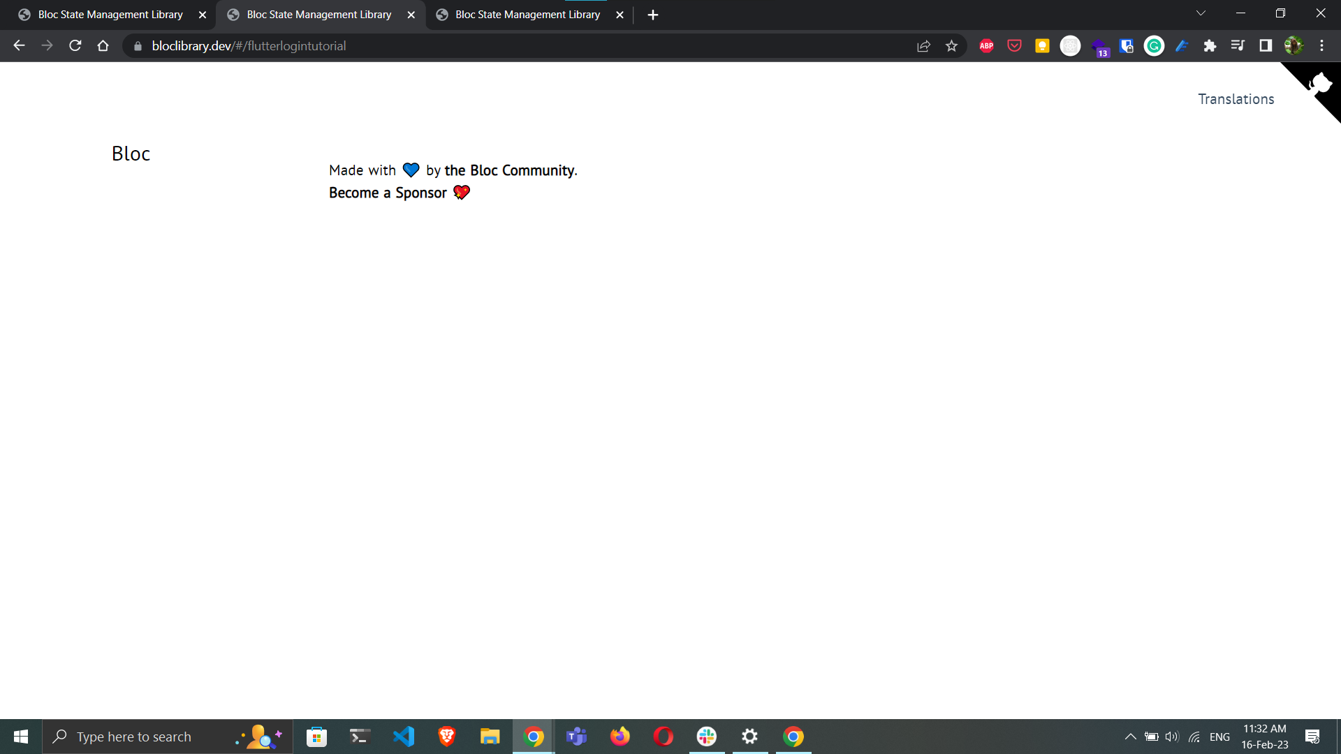 fix: website is not working properly on windows machine · Issue #3737 · felangel/bloc · GitHub
