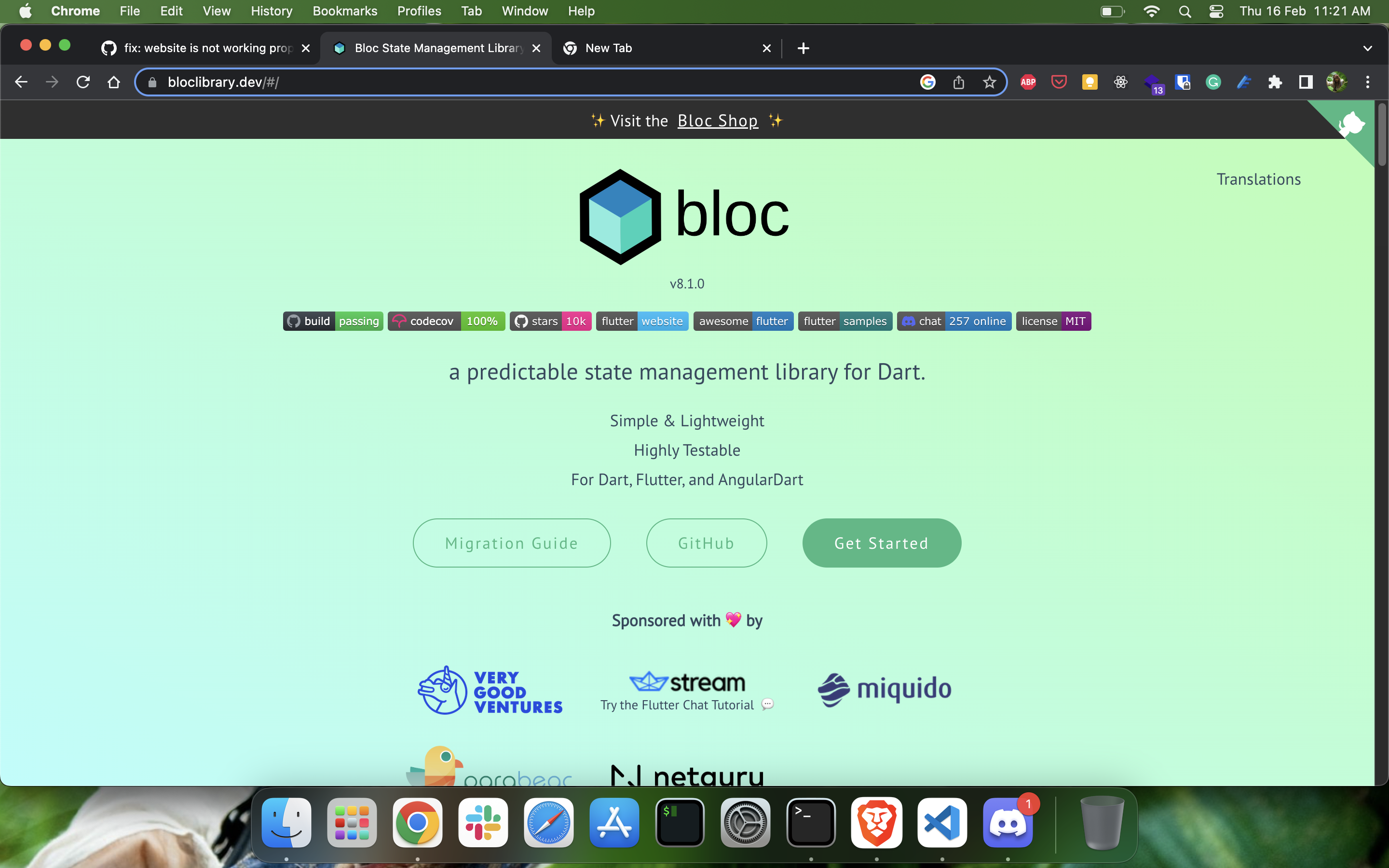 fix: website is not working properly on windows machine · Issue #3737 · felangel/bloc · GitHub
