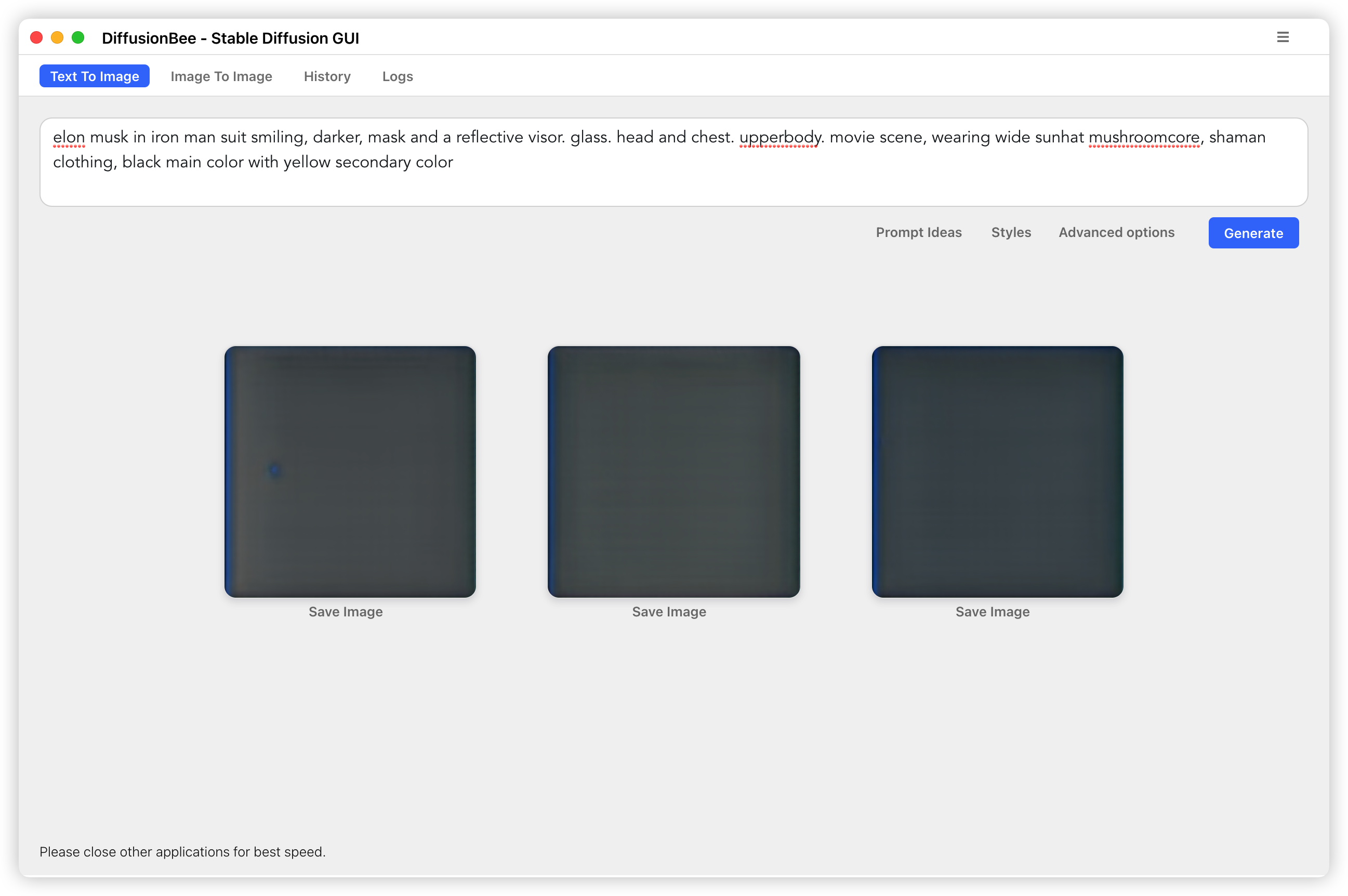 Generated images are always empty on macOS Ventura · Issue #93 · divamgupta/diffusionbee-stable ...