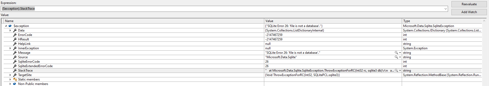 Compatibility issue with SQLite SEE · Issue #19869 · dotnet/efcore · GitHub
