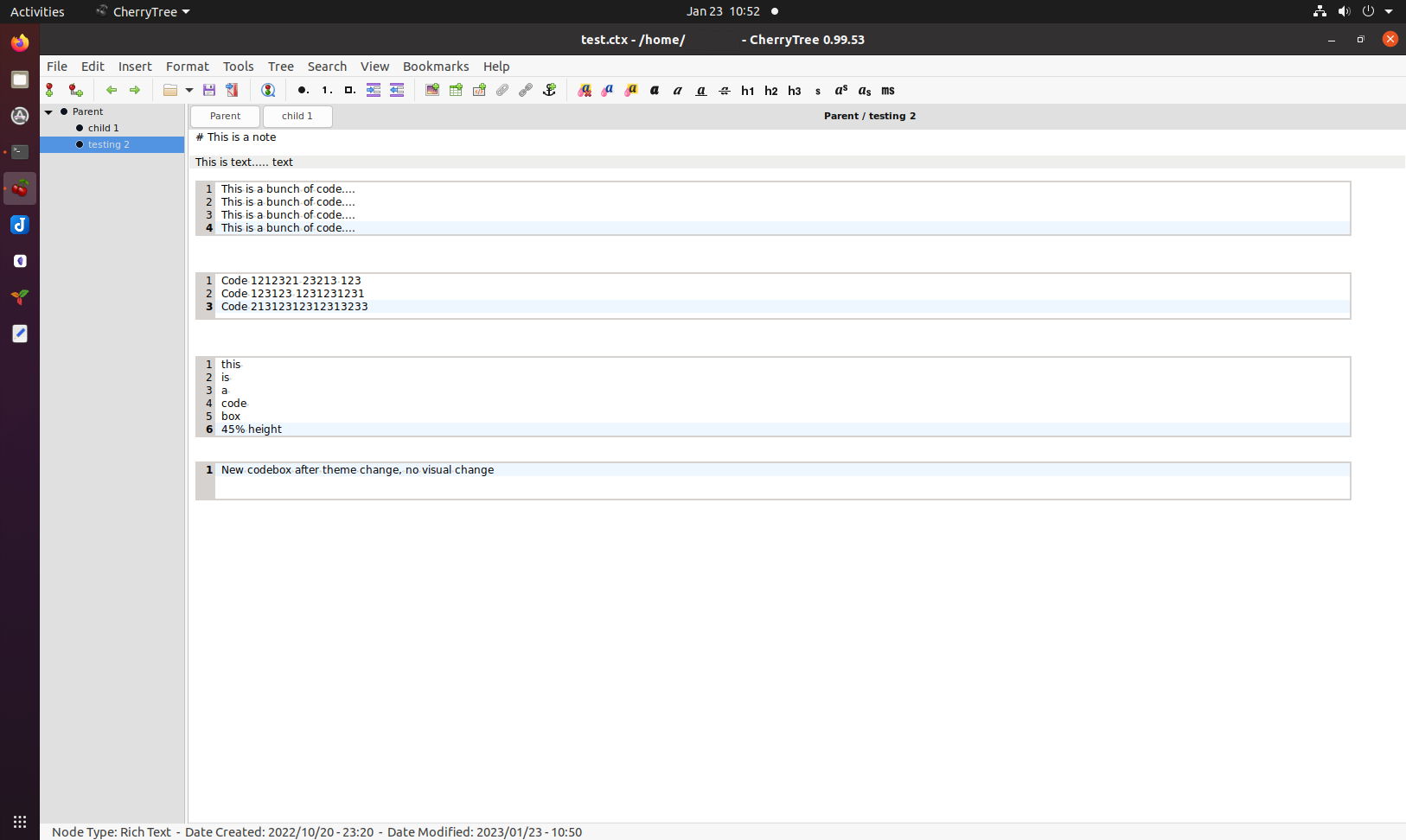 Codebox Style Scheme options do not change appearance · Issue #2192 · giuspen/cherrytree · GitHub