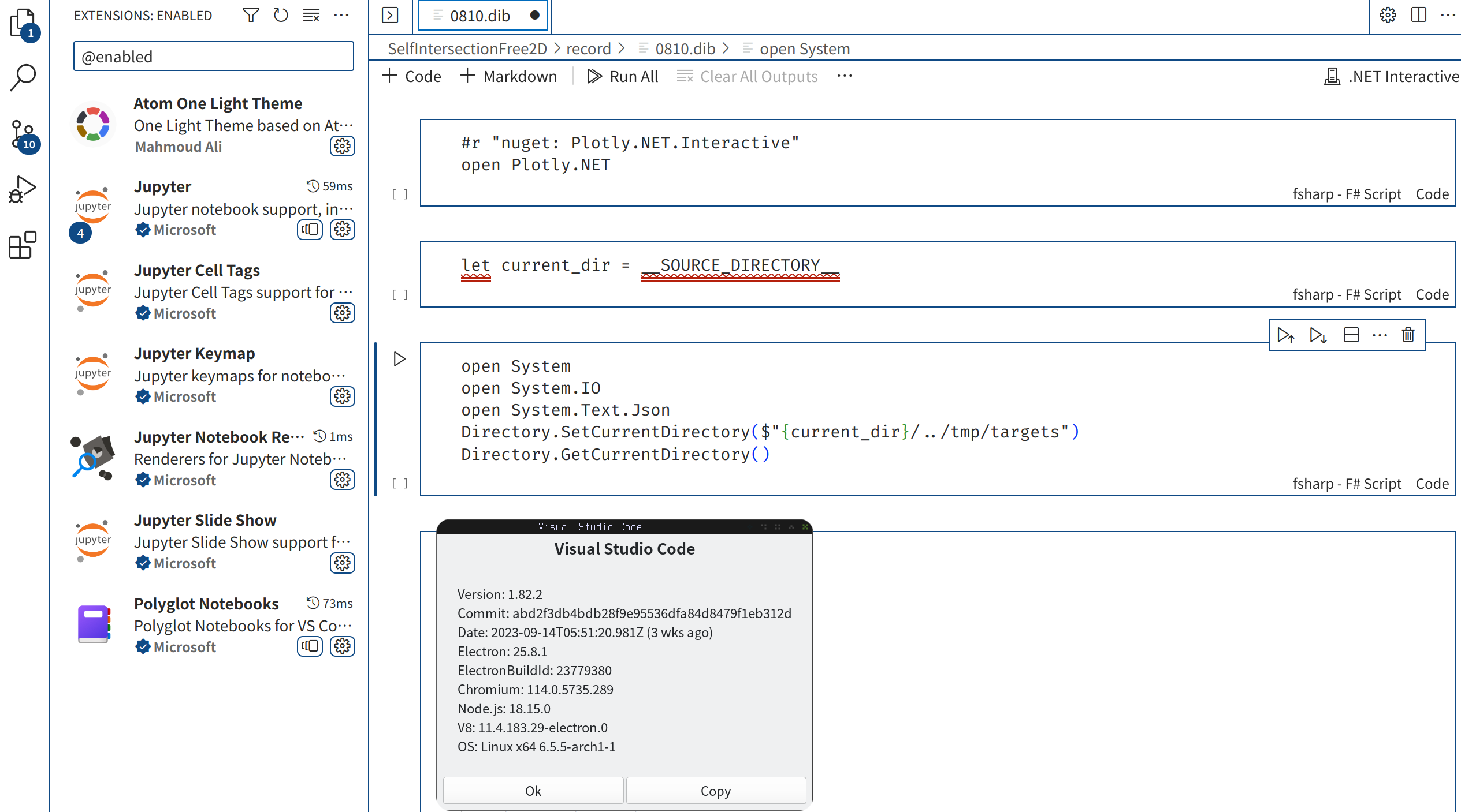 Missing syntax highlighting in Polyglot Notebook extension · Issue #2683 · dotnet/interactive ...
