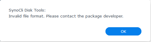 DSM7 Invalid file format for synocli-disk and synocli-monitor · Issue ...