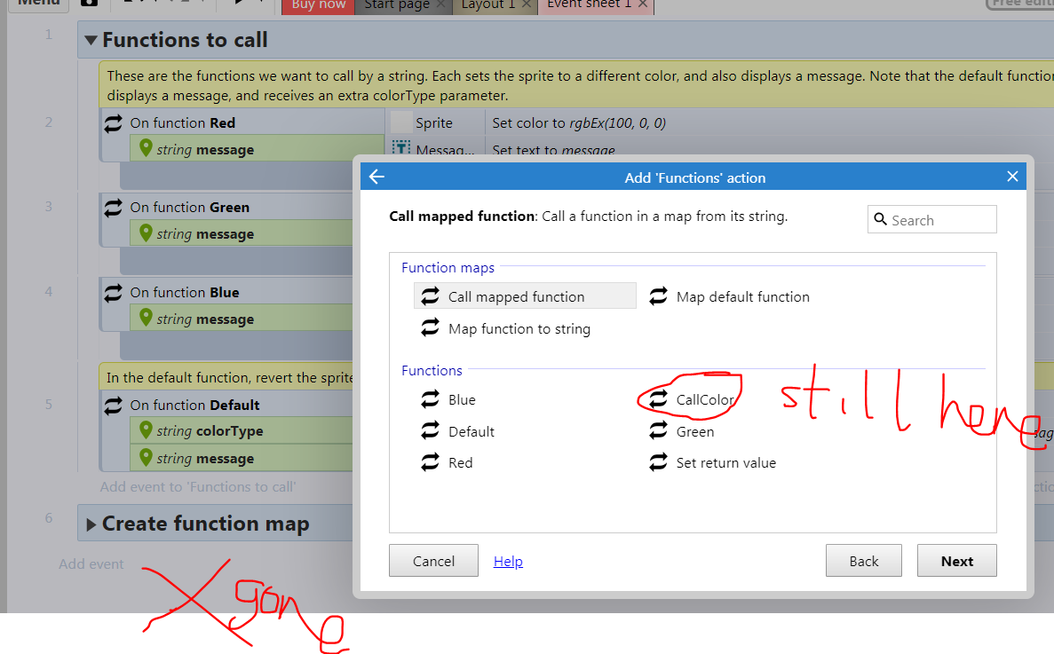 Issues Deleting or Moving Groups with (new) Functions · Issue #2871 · Scirra/Construct-bugs · GitHub