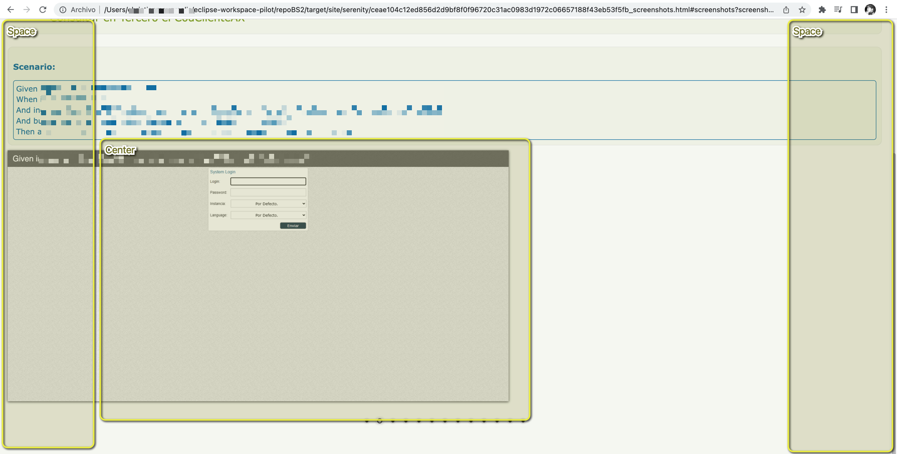 Screenshots in the report are not centered · Issue #2919 · serenity-bdd ...