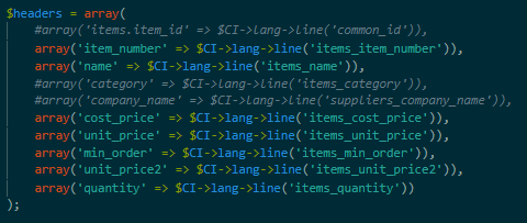 Custom Columns on Items Table won't Display Data · Issue #3223 · opensourcepos/opensourcepos ...