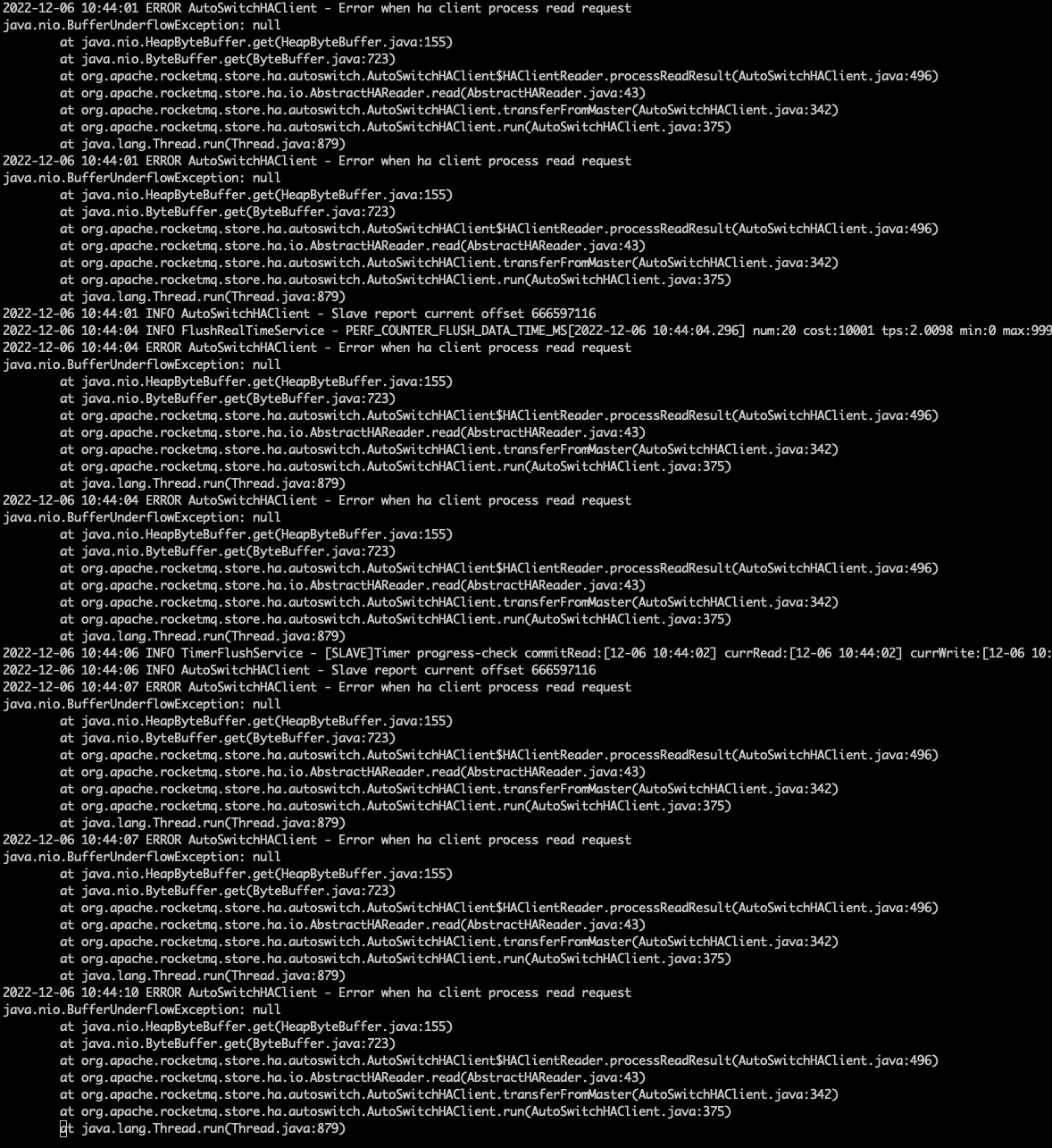 Unable To Send Messages Normally Due To Ha Disconnection · Issue 5651 · Apache Rocketmq · Github