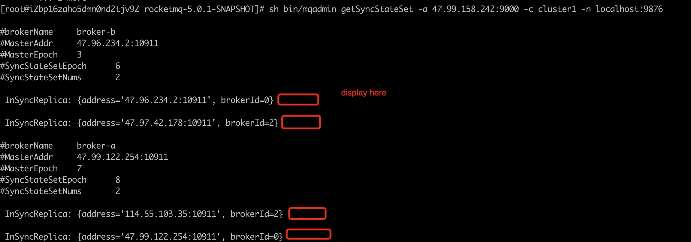 The Getsyncstateset Command Can Display Whether The Replica Is Online · Issue 5936 · Apache 
