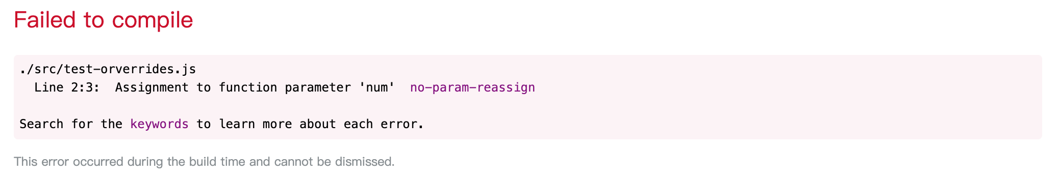 Extending the ESLint "overrides" config don't work · Issue #8592 · facebook/create-react-app ...