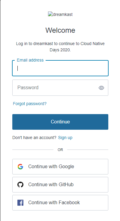 新規登録でFaceBook利用した際、開発モードのためログインできない · Issue #479 · cloudnativedaysjp/dreamkast · GitHub