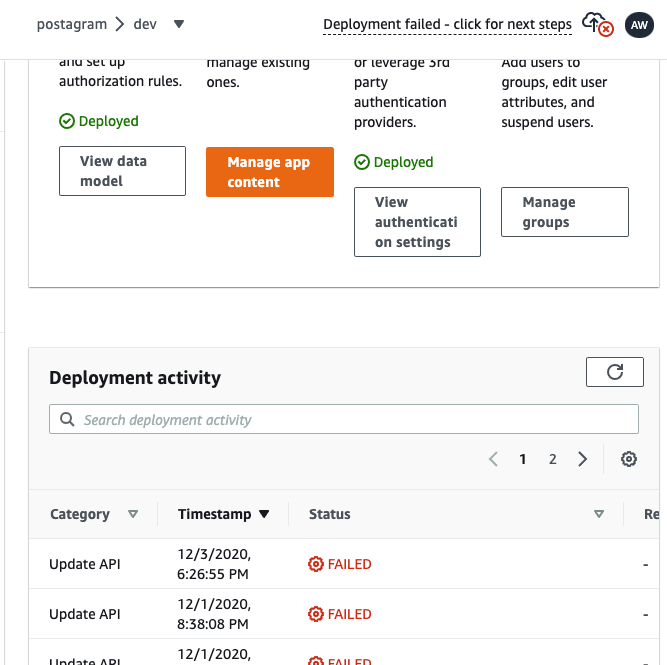 Graphql Api With Multi Auth Enable Datastore And Deploy In Amplify Admin Ui · Issue 4