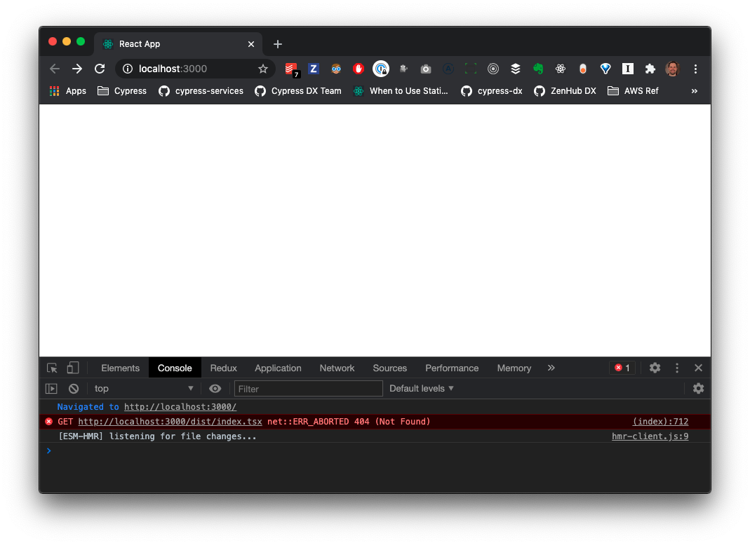 Unable To Boot Create React App Based Project Migrating To Snowpack 3064