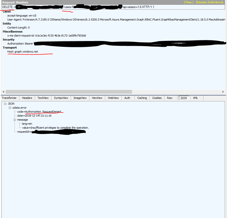 403 returning while trying to delete a user from AD · Issue #554 ...