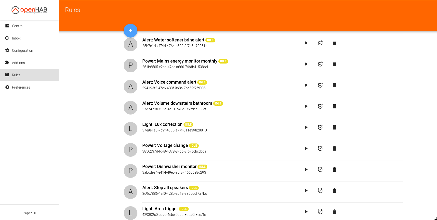 [PaperUI - Feature request] Sort the rules in PaperUI alphabetically by rule name and add a ...