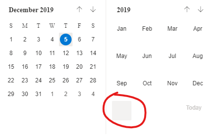 Calendar: Empty string at the end of the array of localized month names ...