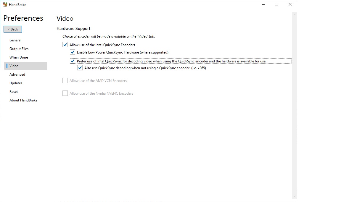 Colour is wrong in Intel QSV H265-10bit encodes · Issue #5011 · HandBrake/HandBrake · GitHub