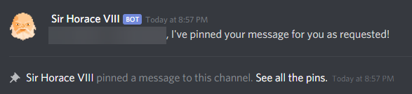Horace sends a double confirmation when pinning pinning · Issue #72 · knights-of-academia/horace ...