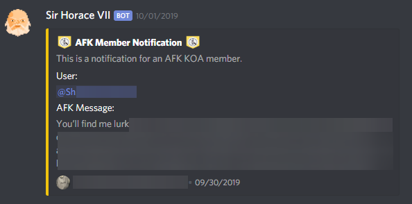 AFK feature · Issue #15 · knights-of-academia/horace · GitHub