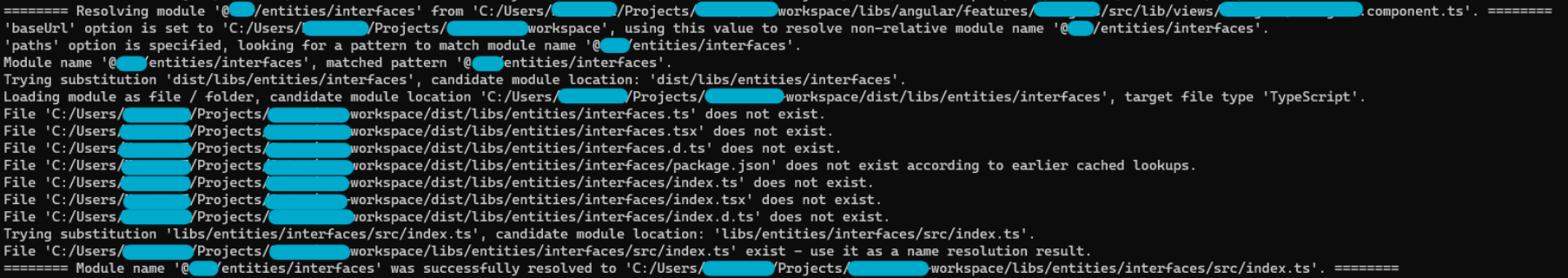 @nrwl/js:lib with secondary entry points not respecting tsconfig paths · Issue #11037 · nrwl/nx ...