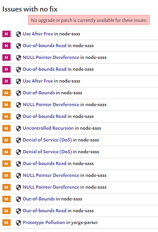 Security HIGH and MEDIUM severity: node-sass · Issue #206 · statisticsnorway/ssb-component ...