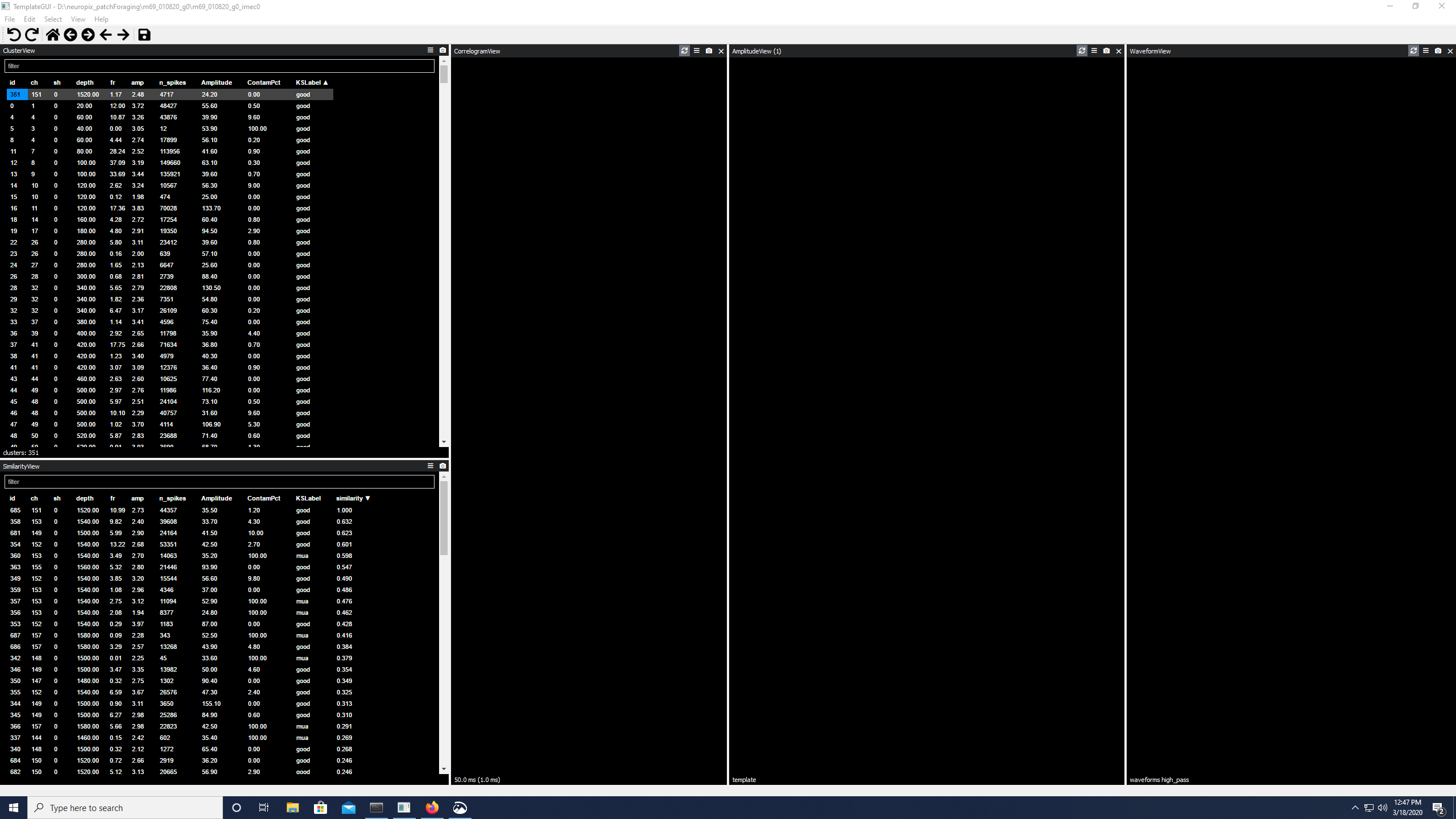 Gui Not Displaying Data · Issue 979 · Cortex Labphy · Github 