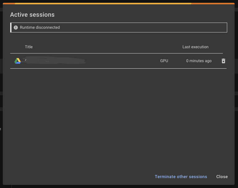 Cannot reconnect to active sessions · Issue #3706 · googlecolab/colabtools · GitHub