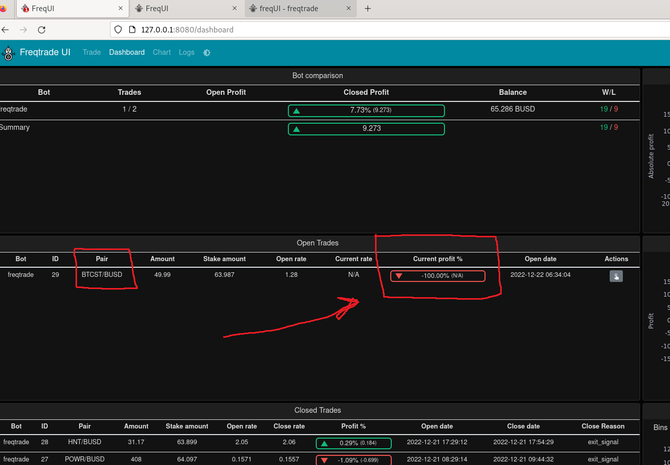 Btcstbusd Exit Price At Location 1 From Orderbook Could Not Be Determined · Issue 7934