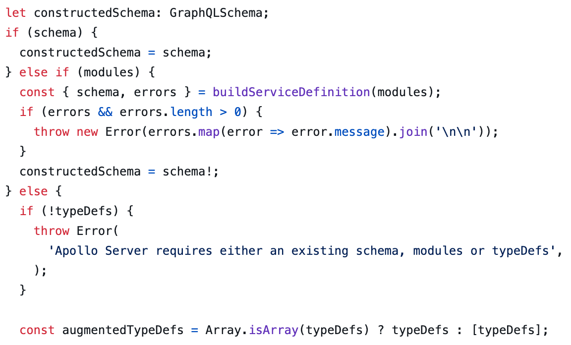 docs: Either "schema" OR "typeDefs + resolvers" are required. · Issue #4684 · apollographql ...