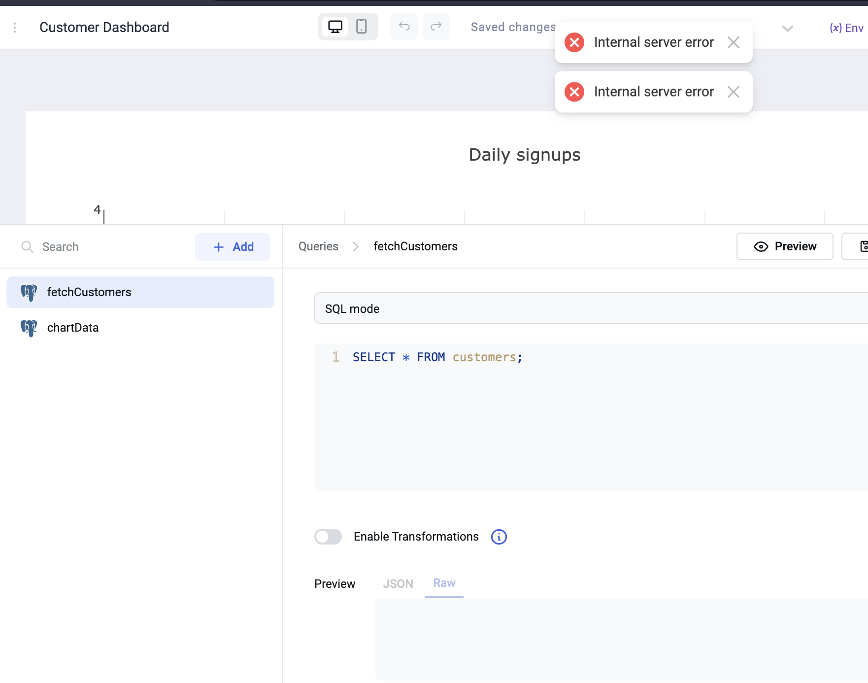 PostgreSQL not working as datasource · Issue #5305 · ToolJet/ToolJet · GitHub